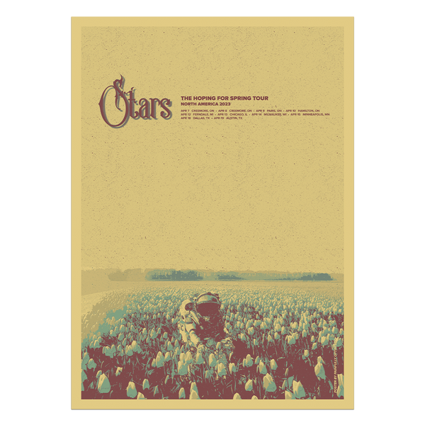 Stars The Hoping For Spring Tour North America 2023 Poster - The CBP Shop